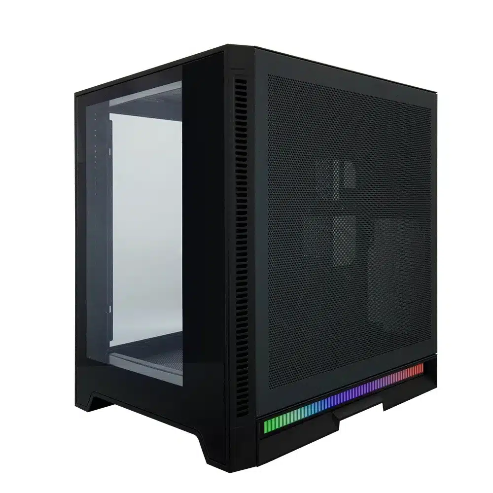 1st Player SP6-G Mini Case (Black) with 4x RGB Fans | Crox Development