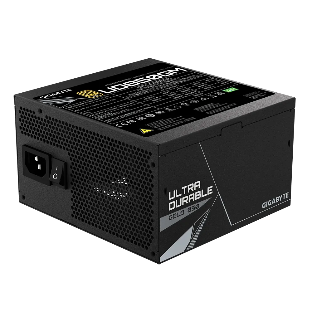 Gigabyte UD850GM 850W (16-pin RTX4000) 80+ Gold Power Supply, Modular - Crox Development