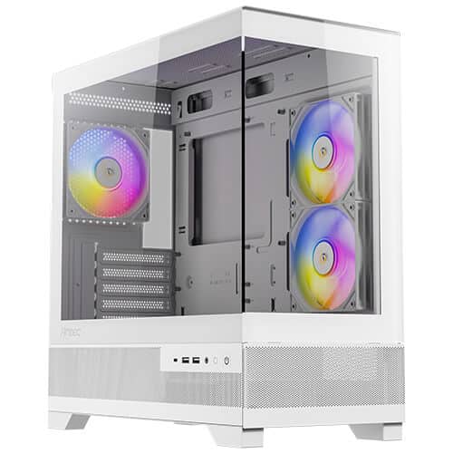 Antec CX500M ARGB mATX Case 3x120mm ARGB Fans (White) | Crox Development