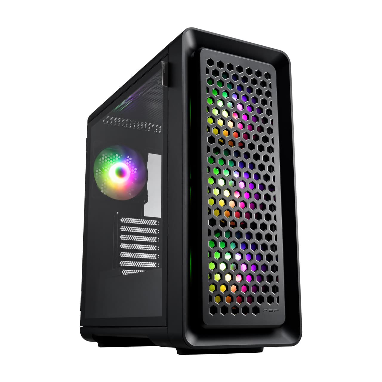 FSP CUT593 Premium ATX Tower Case with 4x140mm ARGB fans | Crox Computers