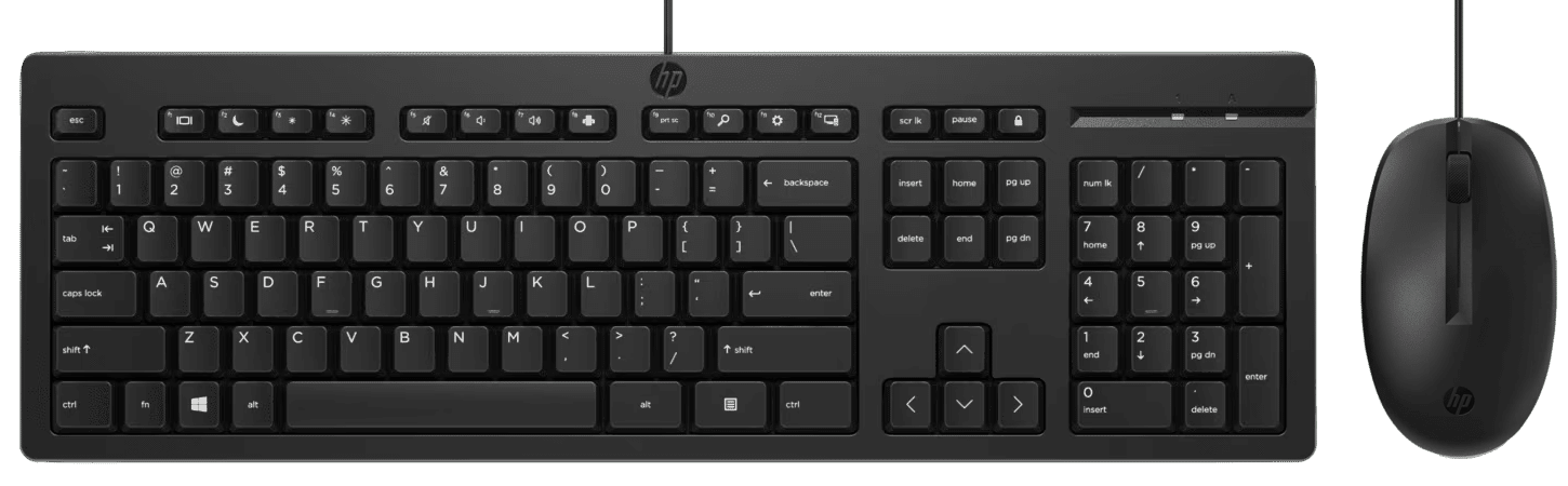 HP Wired Desktop USB Keyboard and Mouse | Crox Development