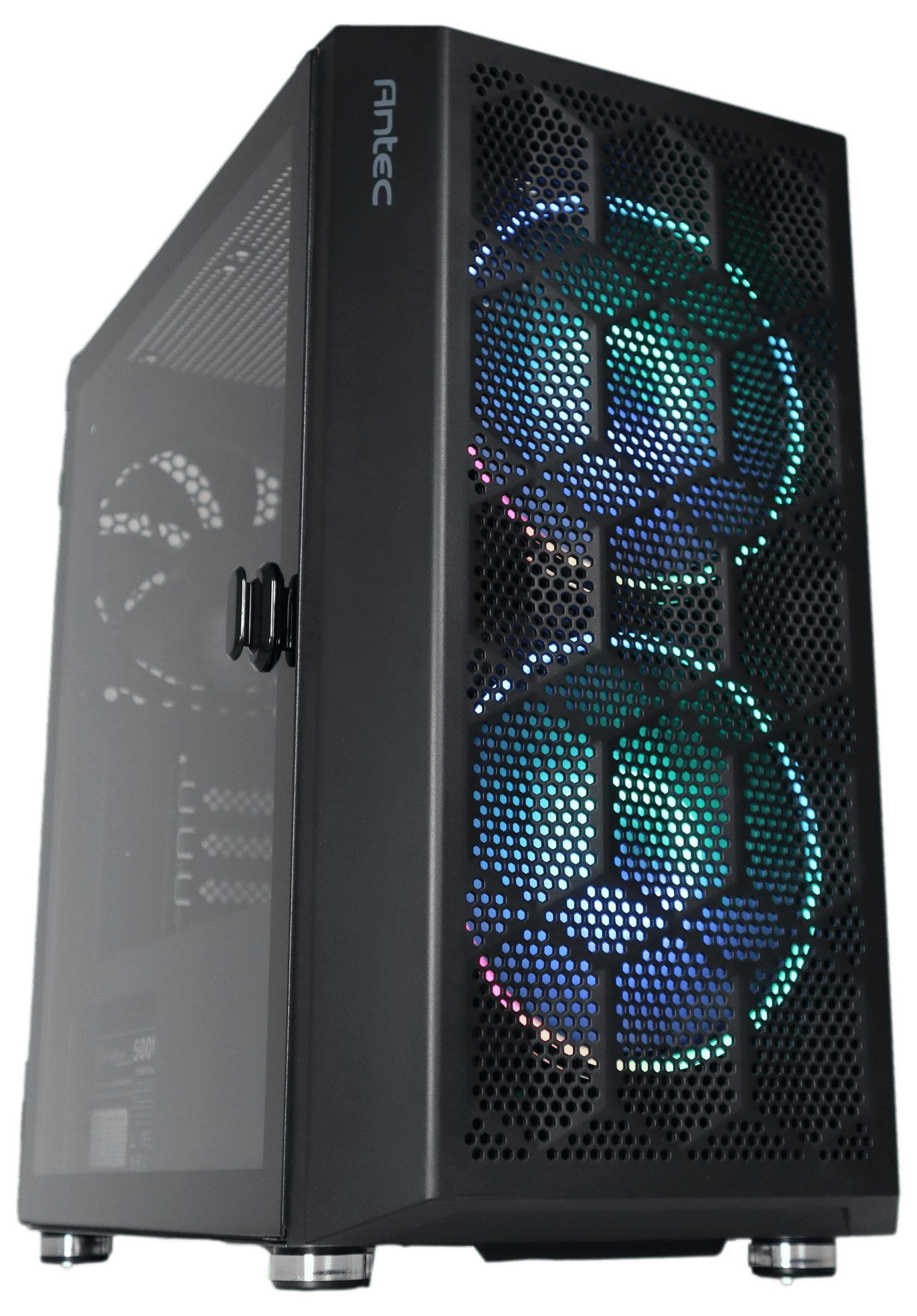 Antec NX200M mATX Case with 2x140mm RGB Fans and controller | Crox ...