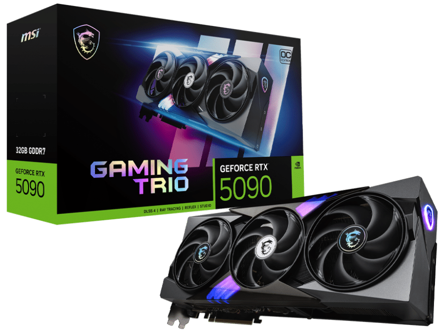 MSI GeForce RTX 5090 32G GDDR7 Gaming Trio OC Graphics Card | Crox Development