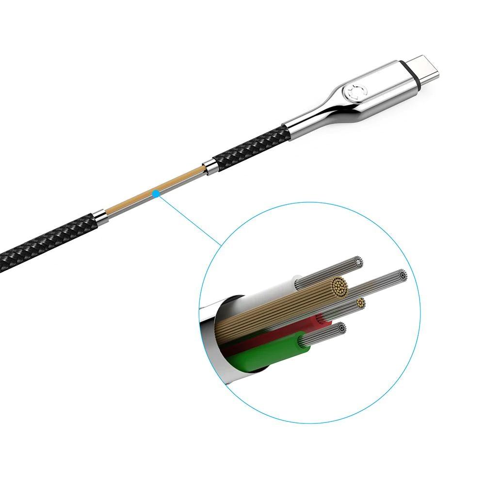 Cygnett Armoured USB-C Type-C 1m Male to Male Cable (Fast charge/PD ...