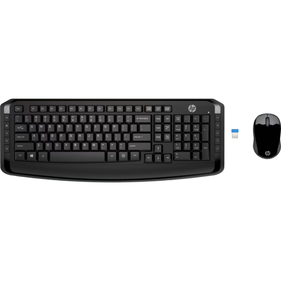 HP Wireless 300 Keyboard and Mouse Combo (3ML04AA) - Crox Development