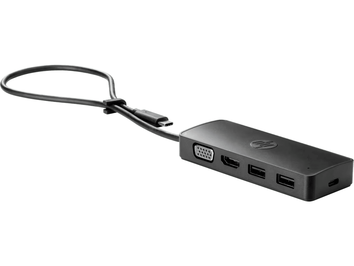 HP USB-C Travel Hub G2 USB 3 Type C to HDMI, VGA and USB-C/A ports with ...