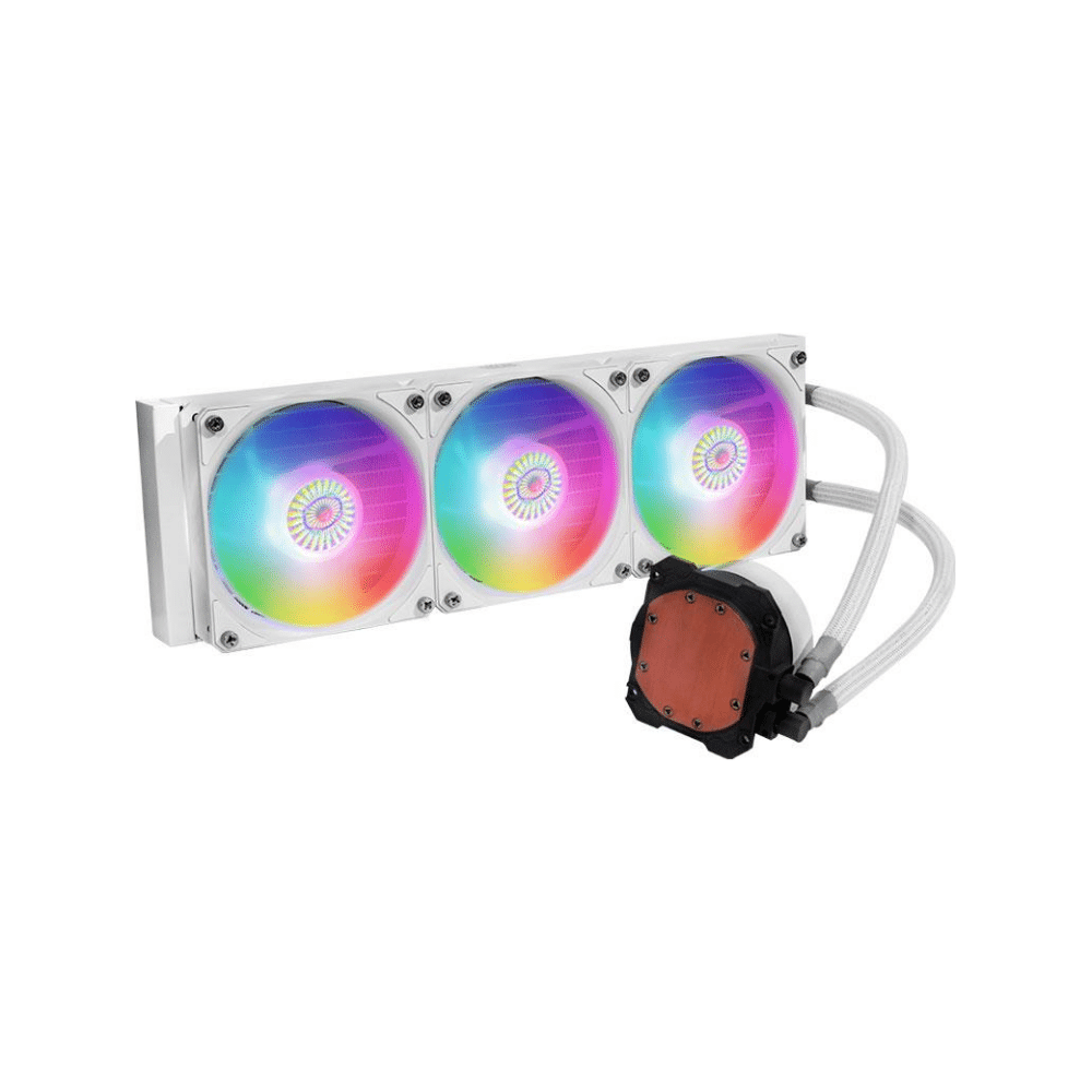 CoolerMaster ML360L ARGB Liquid Cooler (White) | Crox Computers