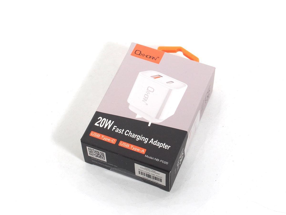 Oxhorn 20W USB-C and USB-A Charger (Laptop, Tablet, Phones) - Crox ...