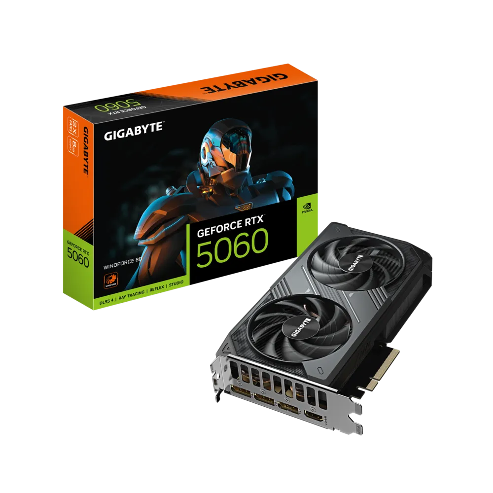 Gigabyte GeForce RTX 5060 8GB Windforce OC Graphics Card | Crox Development