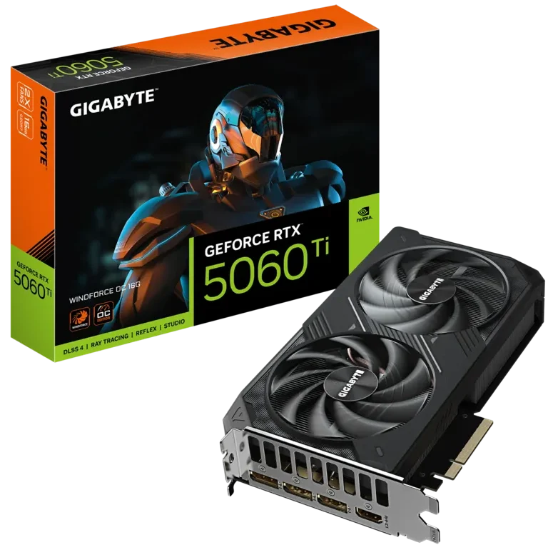 Gigabyte GeForce RTX 5060 Ti 16GB Windforce OC Graphics Card | Crox Development