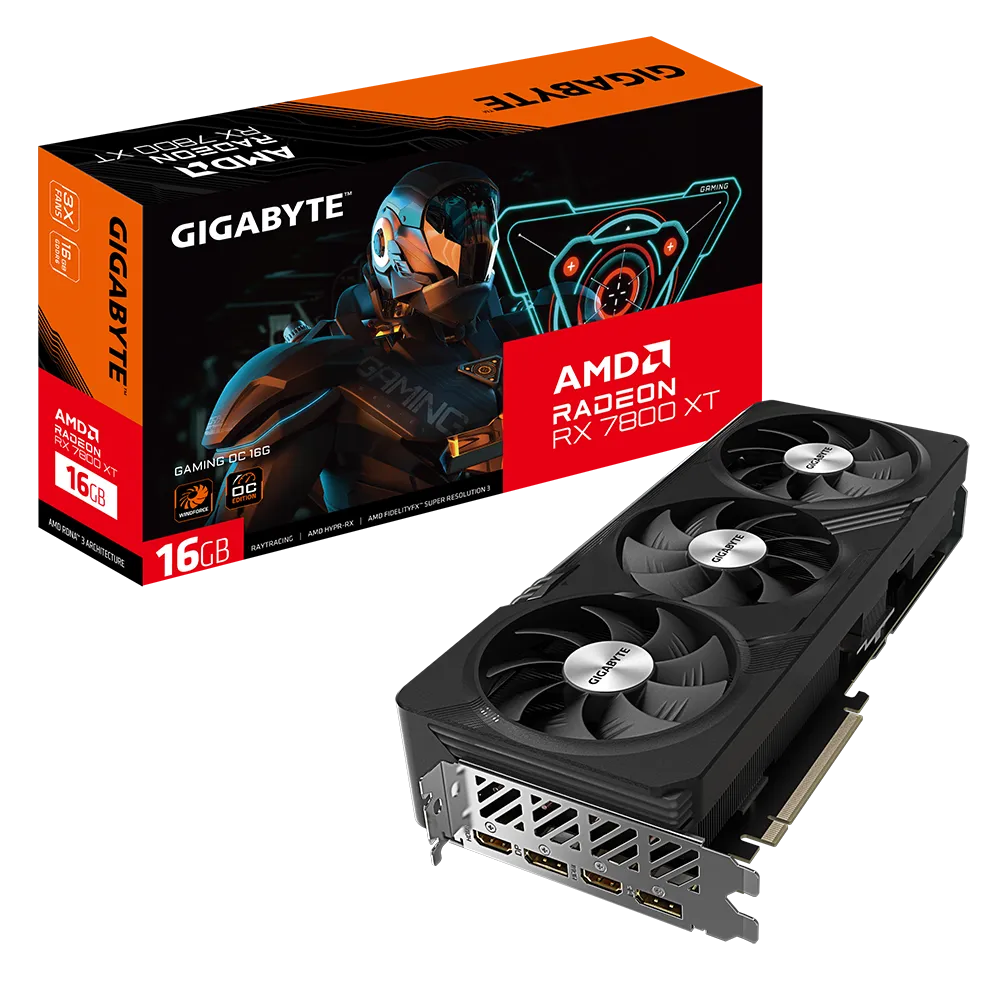 Gigabyte Radeon RX 7800 XT Gaming OC 16G GDDR6 Graphics Card | Crox Development