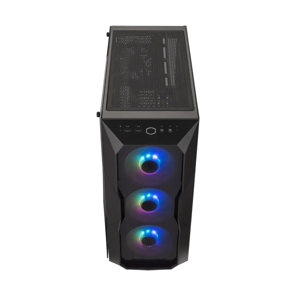 Cooler Master MasterBox TD500 Crystal ATX Case (Black) | Crox Development